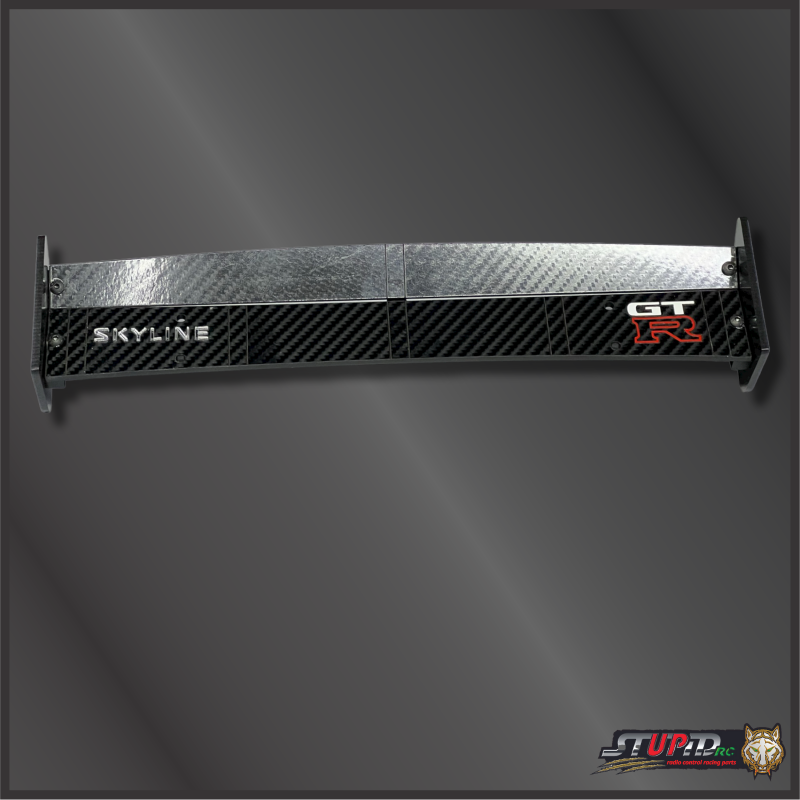 Protoform Skyline GTR 1/7 Compatible CARBON FIBER Rear Wing fits ARRMA ...