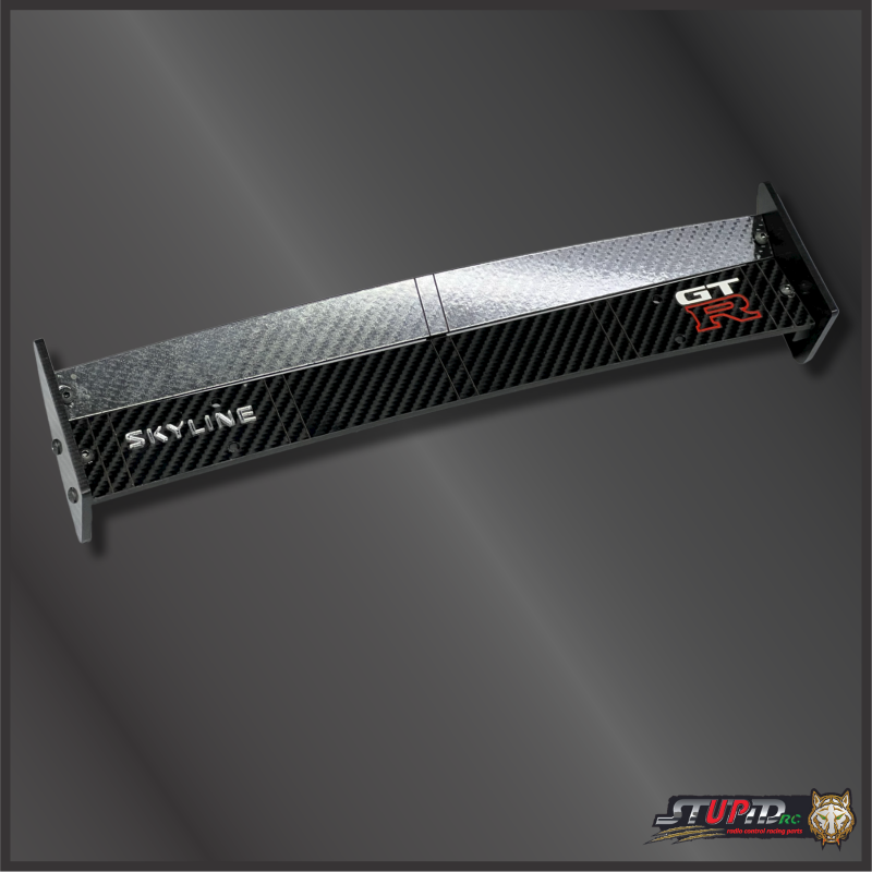 Protoform Skyline GTR 1/7 Compatible CARBON FIBER Rear Wing fits ARRMA ...