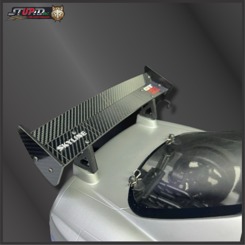 Protoform Skyline GTR 1/7 Compatible CARBON FIBER Rear Wing fits ARRMA ...