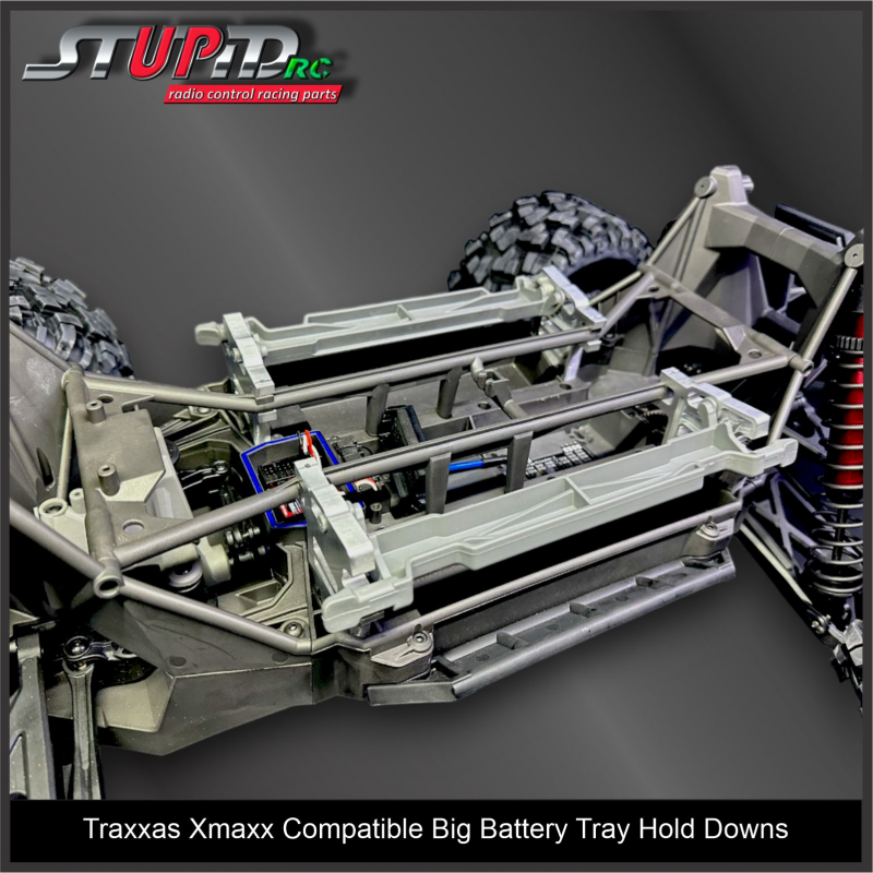 Big Battery Hold-downs compatible with Traxxas Xmaxx