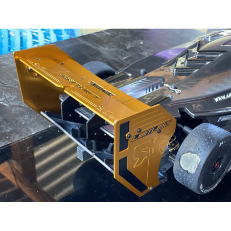 Adjustable Rear Wing GOLD Edition for speed runs fits ARRMA Limitless