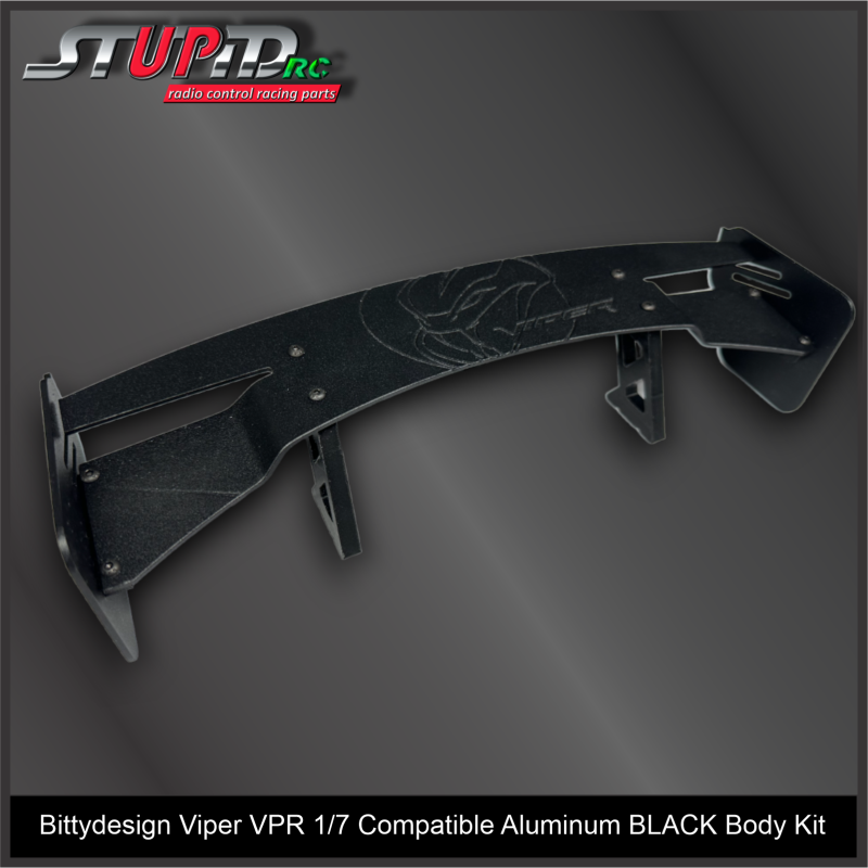 Bittydesign Viper VPR 1/7 Compatible Aluminum BLACK Body kit