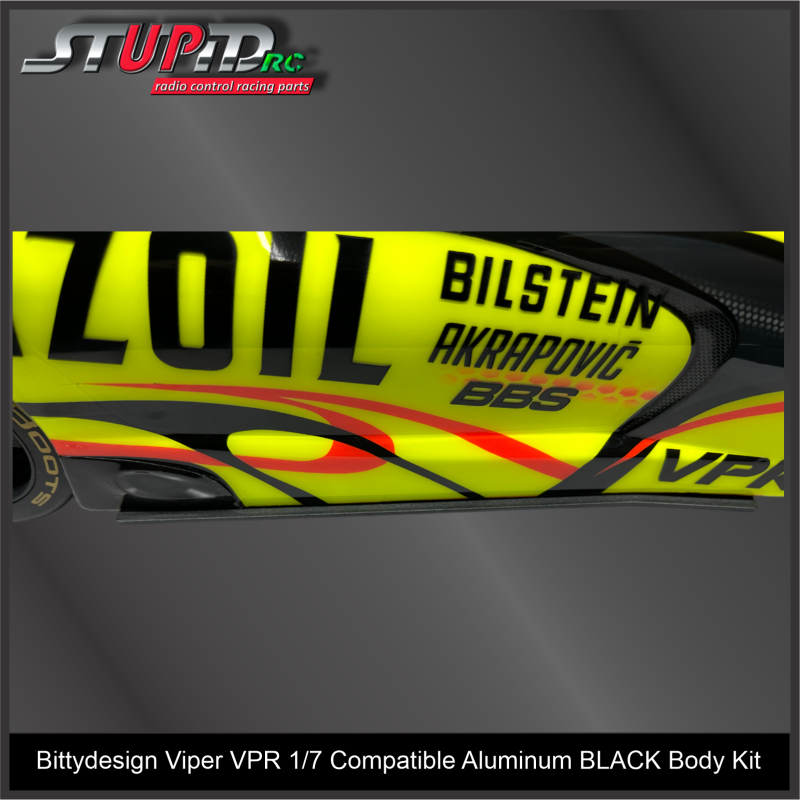Bittydesign Viper VPR 1/7 Compatible Aluminum BLACK Body kit