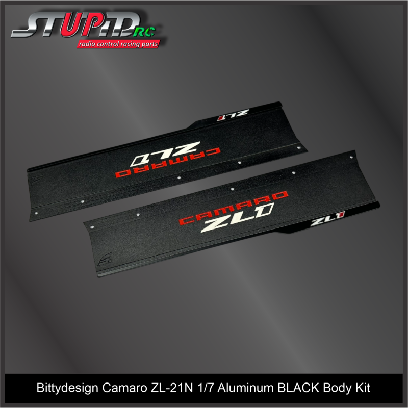 Bittydesign Camaro ZL-21N 1/7 Compatible Aluminum BLACK Body Kit