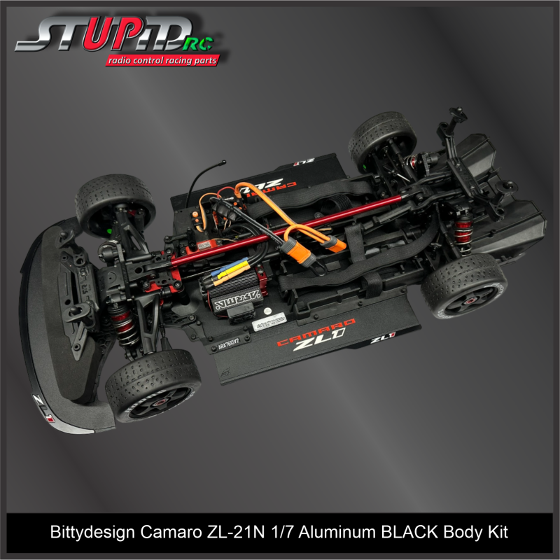 Bittydesign Camaro ZL-21N 1/7 Compatible Aluminum BLACK Body Kit