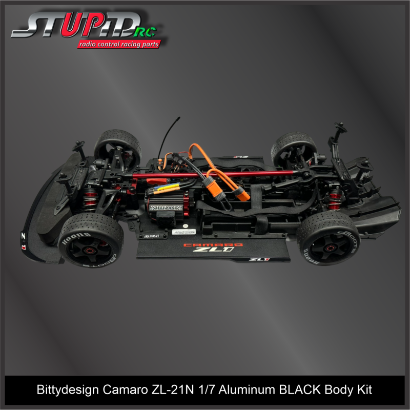 Bittydesign Camaro ZL-21N 1/7 Compatible Aluminum BLACK Body Kit