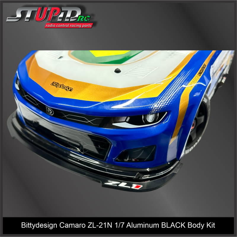 Bittydesign Camaro ZL-21N 1/7 Compatible Aluminum BLACK Body Kit