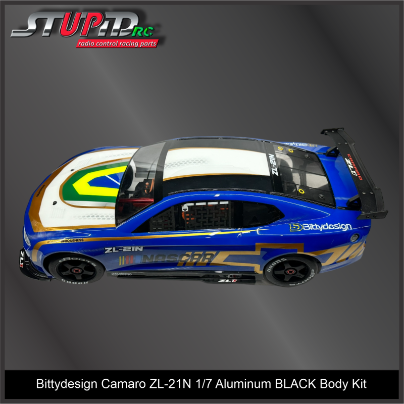 Bittydesign Camaro ZL-21N 1/7 Compatible Aluminum BLACK Body Kit