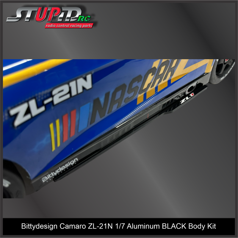 Bittydesign Camaro ZL-21N 1/7 Compatible Aluminum BLACK Body Kit