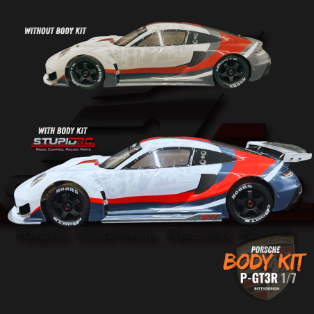 Bittydesign P-GT3R Porsche compatible Body Kit Aluminum StupidRC